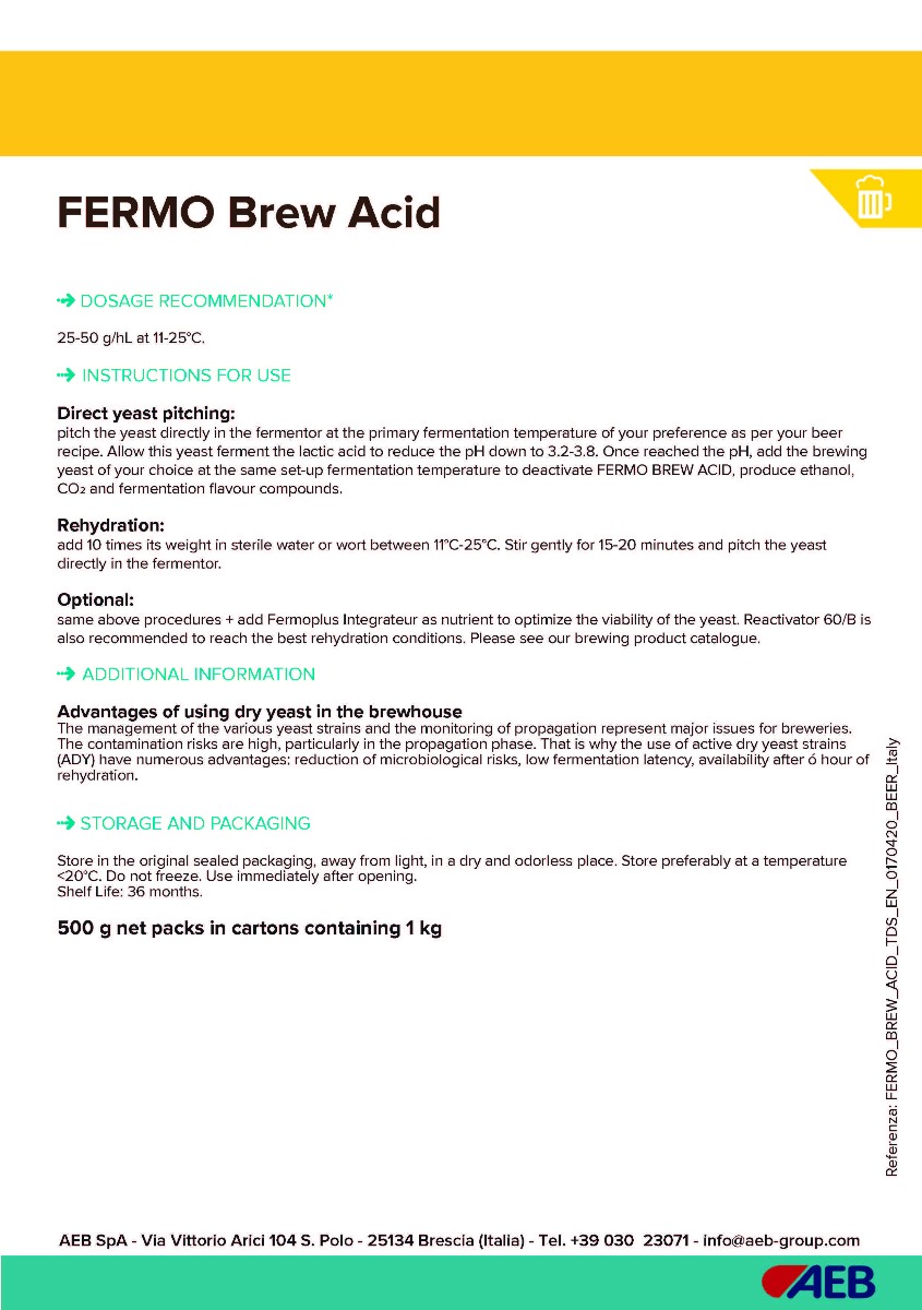 AEB Fermo Brew Acid - 500g